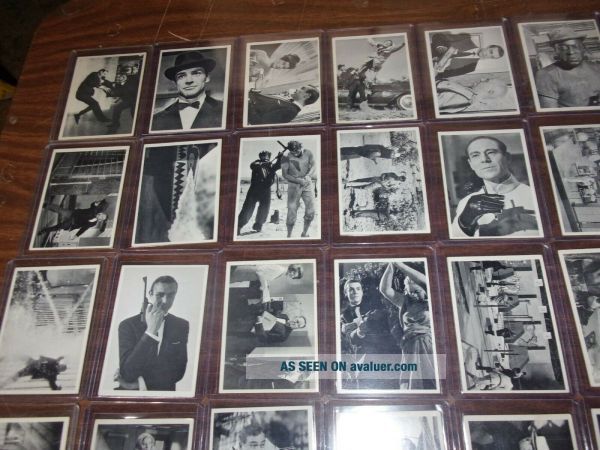 1965 JAMES BOND THUNDERBALL COMPLETE (66) CARD SET Real | #50992391