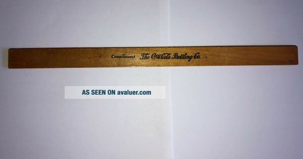 Vintage Wood Senco Coca Cola Coke Wooden Advertising Ruler " The Golden ...