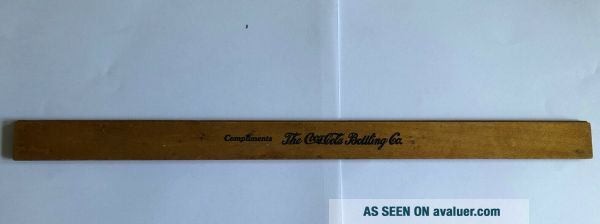 Vintage Wood Senco Coca Cola Coke Wooden Advertising Ruler " The Golden ...