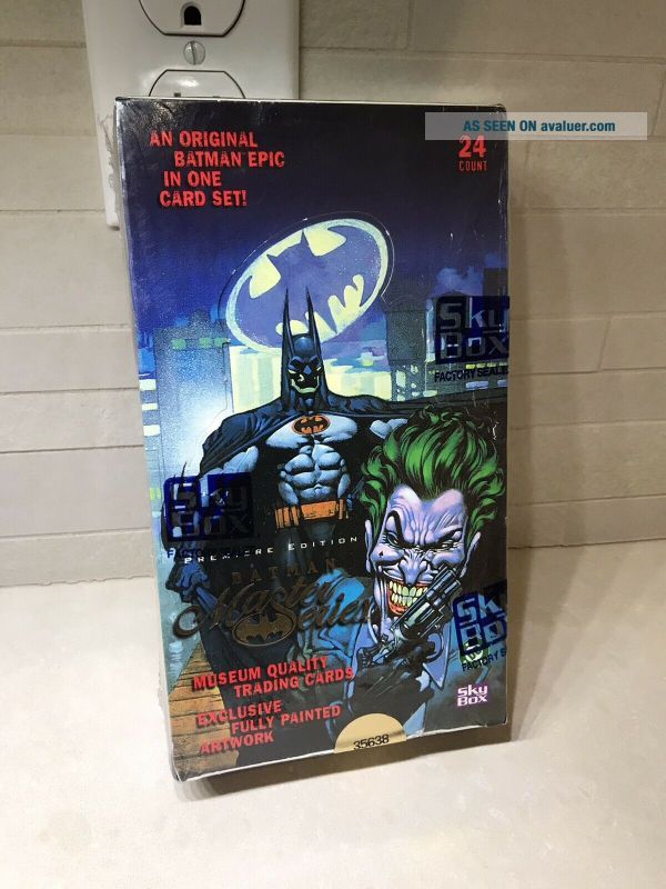1996 SKYBOX BATMAN MASTER SERIES BOX DC COMICS 24 PACKS NEARLY FLAWLESS ...