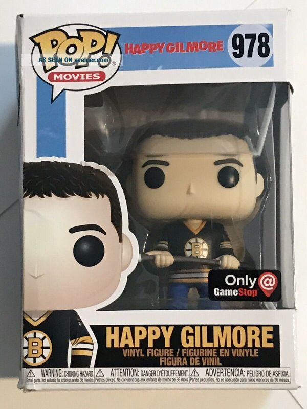 Funko Pop Movies Happy Gilmore With Hockey Stick 978 GameStop Exclusive ...