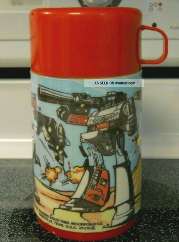 Vintage 1984 Hasbro Transformers Aladdin Thermos | #51037616