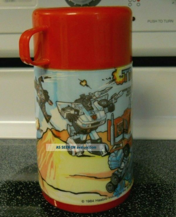 Vintage 1984 Hasbro Transformers Aladdin Thermos | #51037616