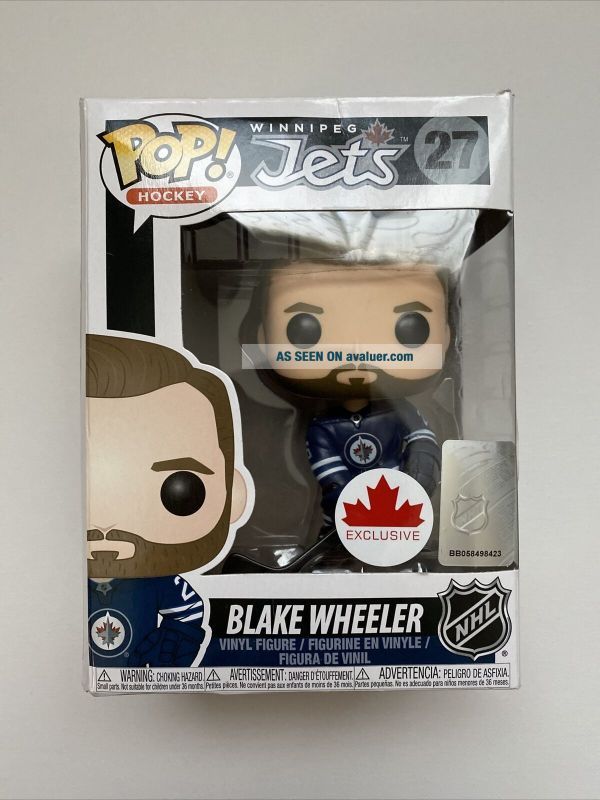 Funko POP NHL 27 Blake Wheeler Winnipeg Jets Canada Exclusive Vinyl ...