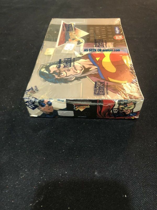 1993 Skybox/DC Return Of Superman Trading Cards Factory Box 36 Packs ...