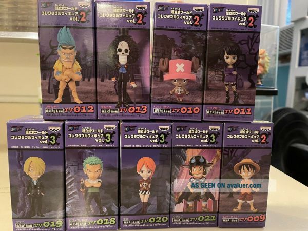RARE One Piece WCF Vol 2, Vol 3 (Strawhat Crew Set Of 9) - Thriller ...