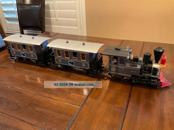 LGB 2017 RIO GRANDE STEAM ENGINE With 2 LAKE GEORGE BOULDER PASSENGER ...