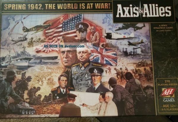 Axis And Allies: Spring 1942, The World Is At War - WWII Strategy Game ...