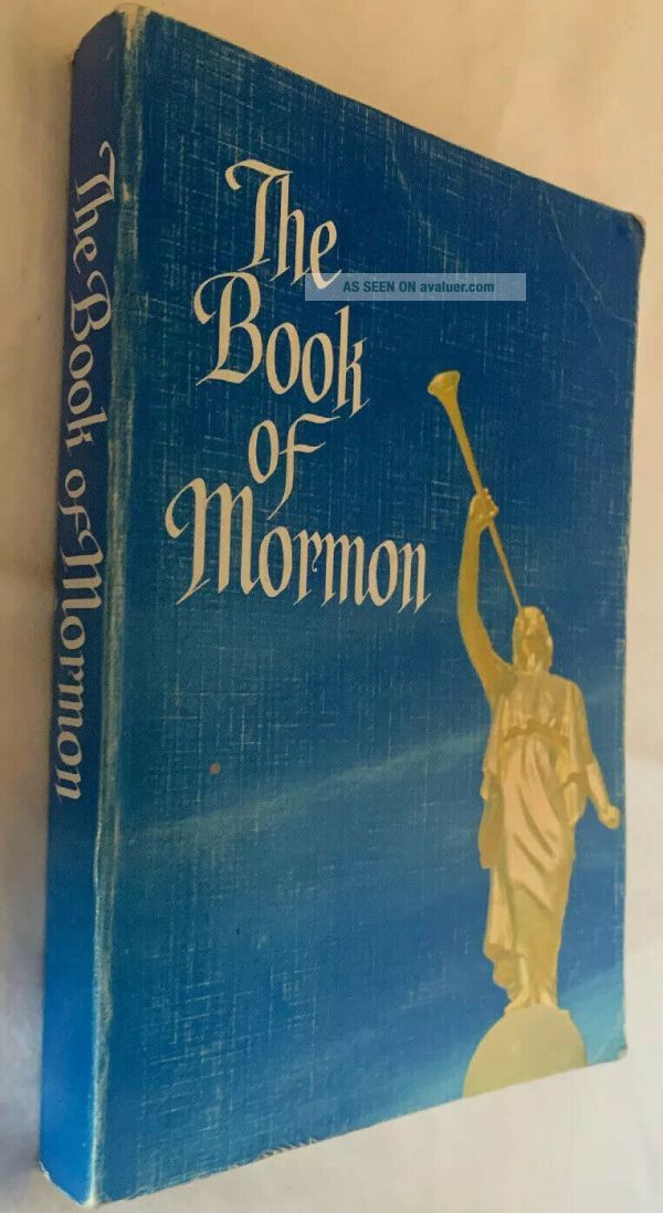 Book Of Mormon 1974 Edition Blue Cover W/ Angel Moroni | #51141621