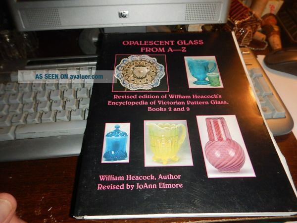 Antique Reference Book Opalescent Glass From A To Z | #51164839