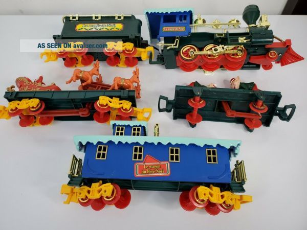 North Pole Christmas Magic Express Animated Musical Train Set Box 1992 ...