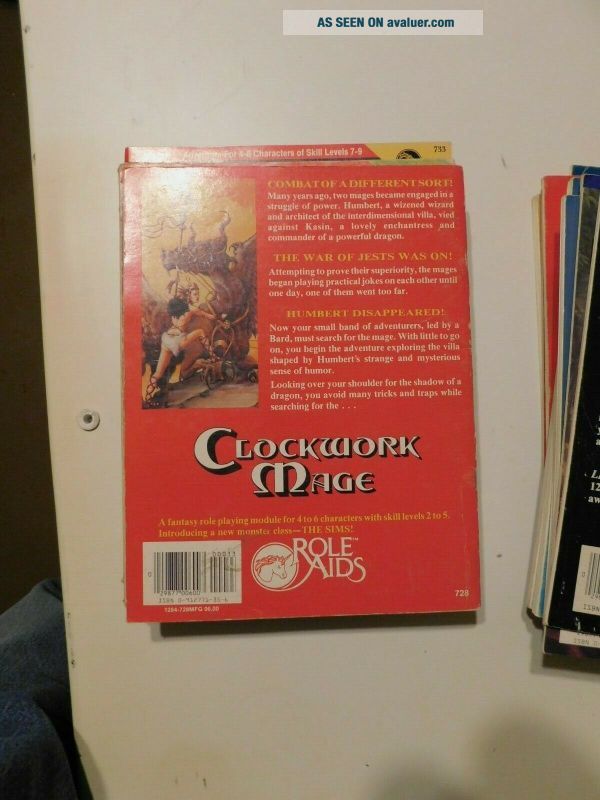 1985 Mayfair Games, Role Aids 728 Clockwork Mage | #51176794