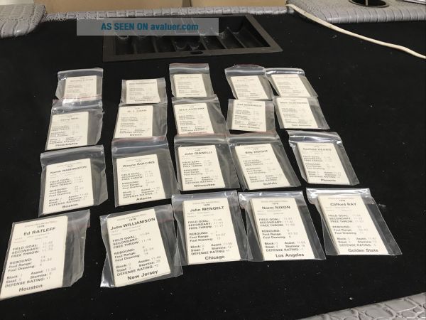 1978 Statis Pro Basketball NBA Vintage Player Cards 20 Teams | #51216389