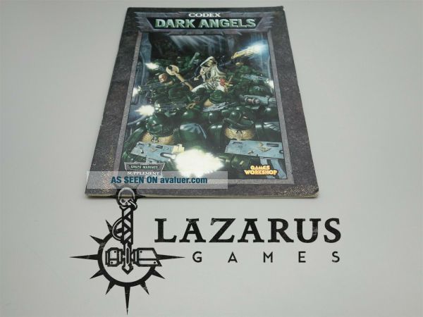 Warhammer 40k Codex Army Book - Dark Angels Space Marines (3rd Edition ...