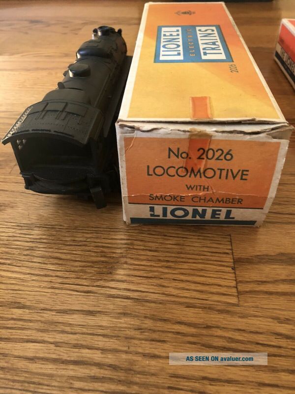 Lionel Post War, 027 No. 2026 Locomotive With Smoke Chamber With Box ...