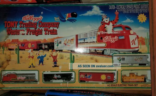 Kellogg ' S Tony The Tiger Trading Company Western Freight Train HO ...