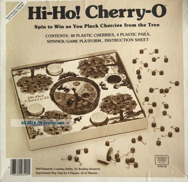 Vintage Hi Ho Cherry O Board Game The Easy Cherry Picking Game 1981 ...