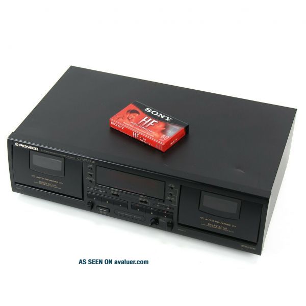 Pioneer CT - W770 Dual Auto - Reverse Stereo Double Cassette Deck ...