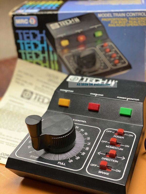 MRC TECH II Loco - Motion 2500 Model Train Control DC Power Pack For HO ...