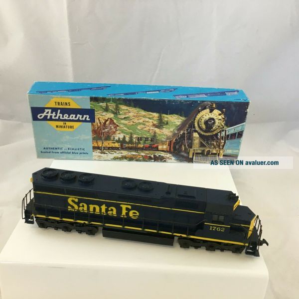 Santa Fe ATSF 1762 SD45 Powered Diesel Locomotive Engine Athearn HO ...