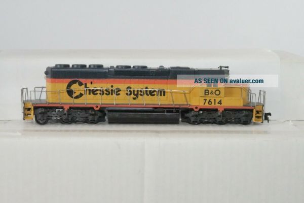 ATHEARN HO SCALE MODEL OF A CHESSIE SYSTEM (B&O) EMD SD40 - 2 7614 ...