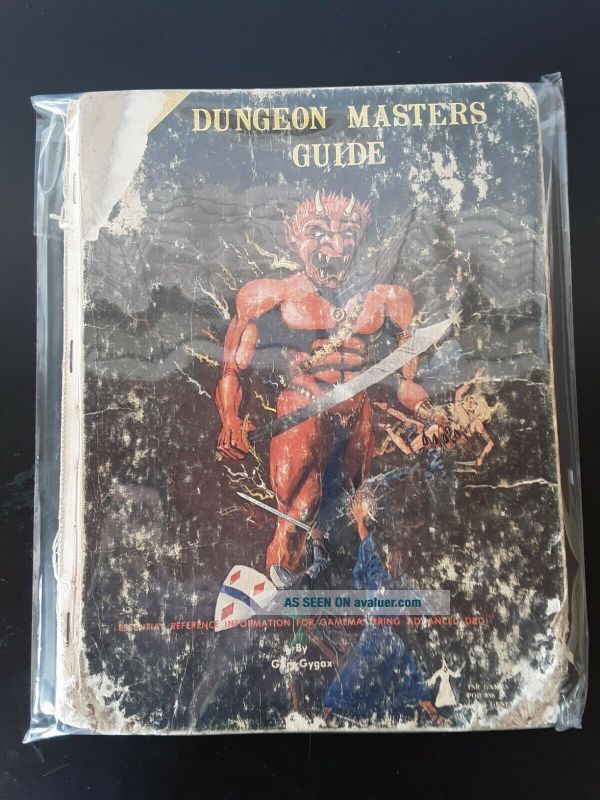 Advanced Dungeons & Dragons Dungeon Masters Guide 1979 4th Printing TSR ...