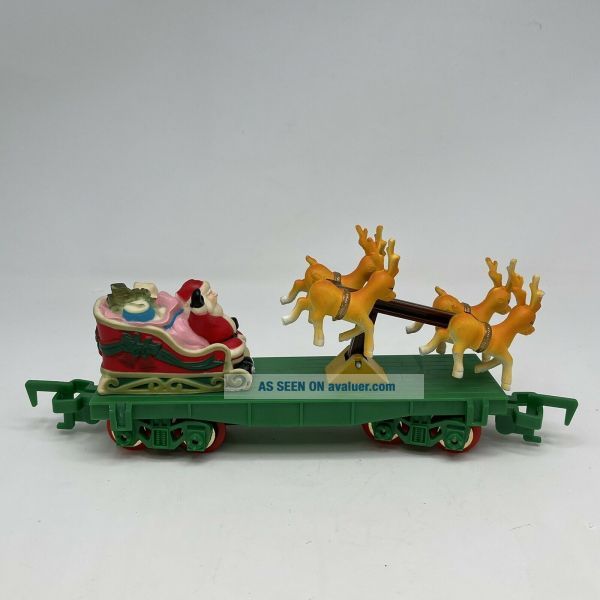 Vintage 1993 Toy State Animated Christmas Train Santas Sleigh And ...