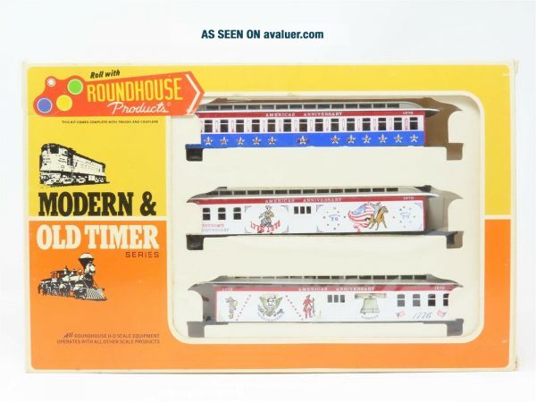 HO Scale Roundhouse Kit 5100 Set Of 3 Bicentennial Anniversary ...