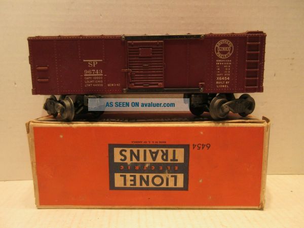Lionel 6454 Postwar SP Boxcar O Gauge Model Train Railroad Scale ...