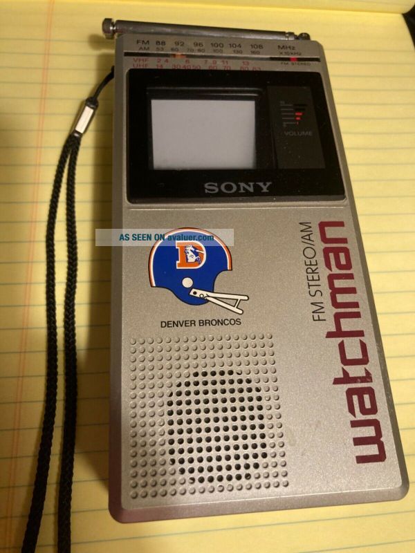 Vintage Sony Watchman FD - 30A AM/FM Stereo Mini TV | #51433488