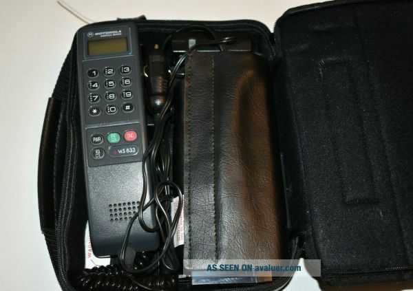 Vintage 1994 Motorola America Series MS 833 Mobile Car Cell Brick Phone ...