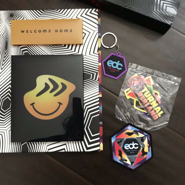 EDC Las Vegas 2019 BOX And Souvenirs Keychain Stickers Patch | #61909362