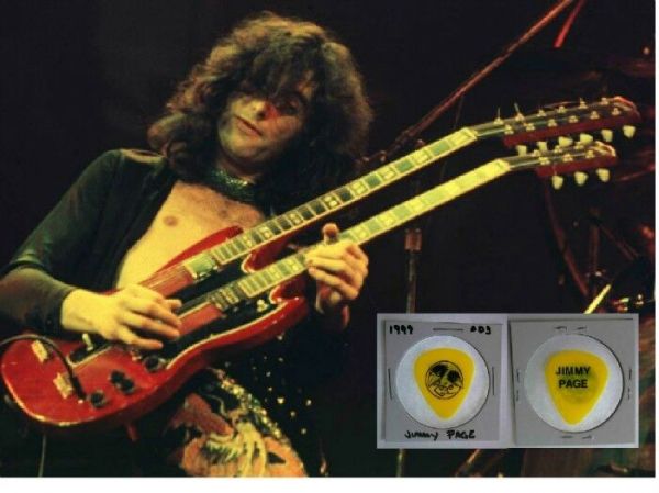 RARE JIMMY PAGE BLACK CROWES GUITAR PICK Led Zeppelin RARE Zoso 003 ...