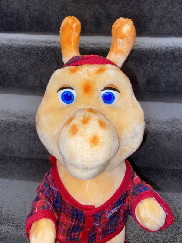 Vintage 1985 Grubby Caterpillar Teddy Ruxpin Plush Worlds Of Wonder ...