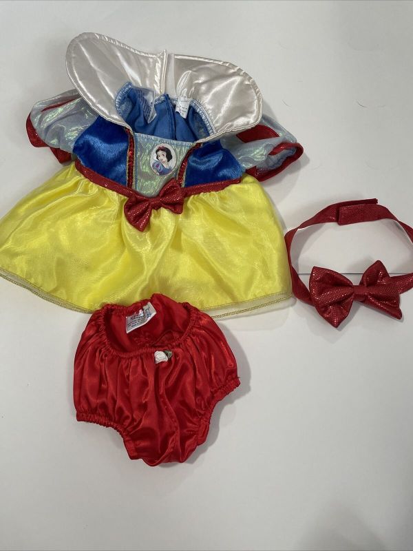 3pc Build A Bear Workshop Snow White Disney Princess Outfit | #62384206