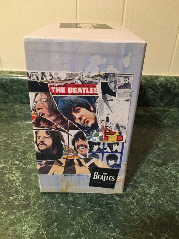 The Beatles Anthology VHS Video NTSC 8 Tape Complete Box Set W/ Hype ...