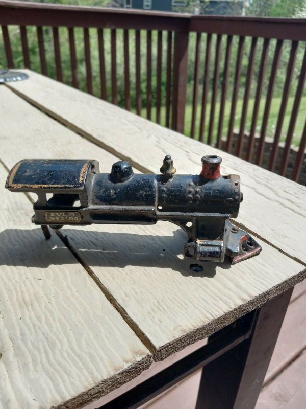 Antique Early Cast Iron Wind Up Train Frame 4 Ives 1100 | #62308468