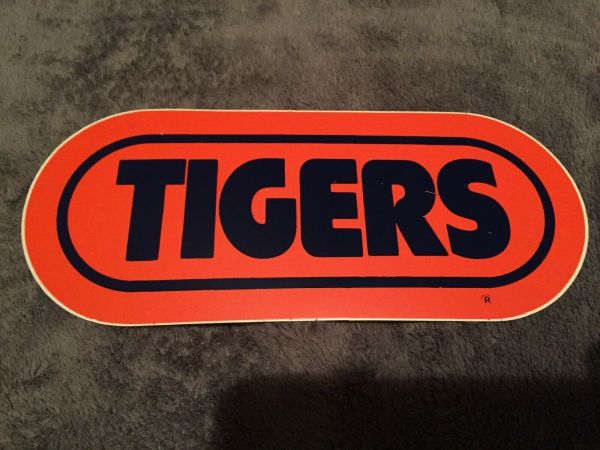 Vintage Detroit Tigers Baseball WRIF 101 Detroit Radio BUMPER STICKER ...