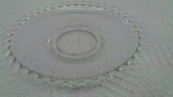 Set Of 4 Imperial Crystal Candlewick Coffee Cups And Saucers | #62420722