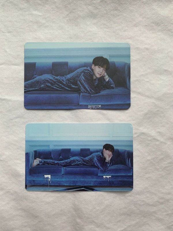 BTS Be Official Suga Photocard Set (Deluxe And Essential Versions ...