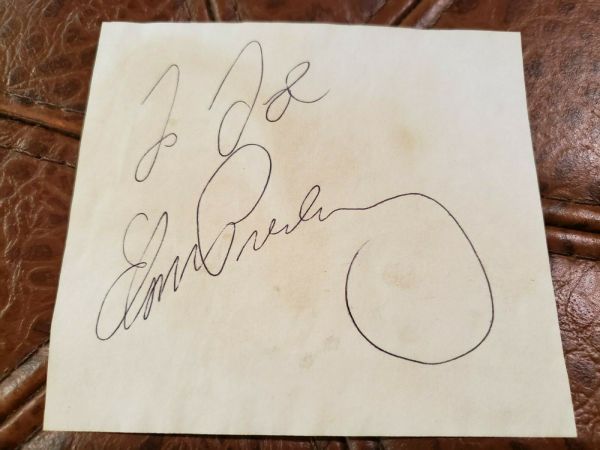 Elvis Presley Hand Signed Autograph | #62581194