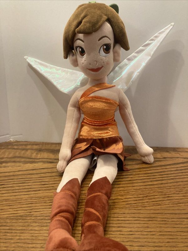 Rare Disney Fairies Fawn Tinker Bell Legend Of The Neverbeast Plush 21 ...