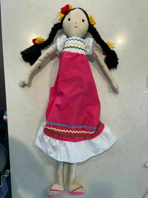 Pottery Barn Kids Dolls The Princess & The Pea Princess 28 " Red Plush ...