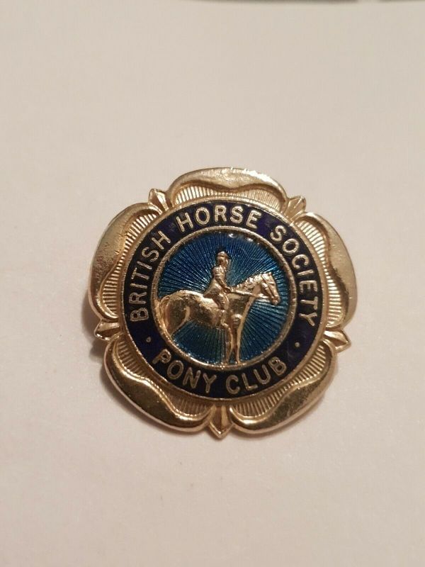 British Horse Society Pony Club. Vintage Pin Badge | #62629907