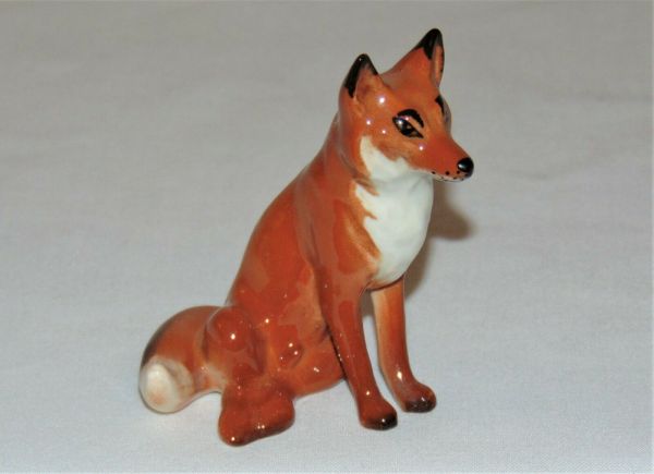 Vintage Beswick English Porcelain Red Fox Figurine | #63041592