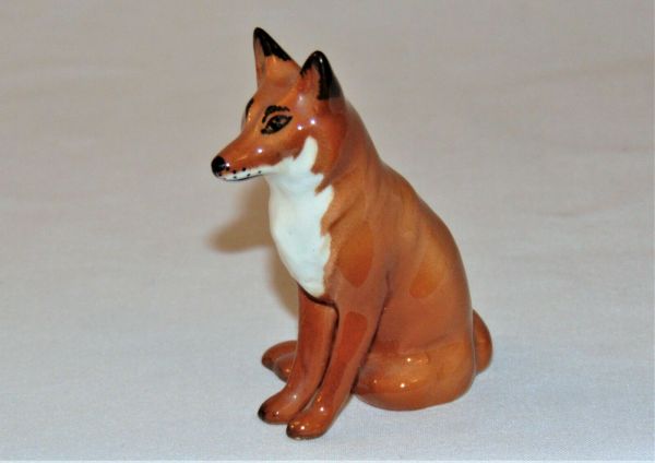 Vintage Beswick English Porcelain Red Fox Figurine | #63041592