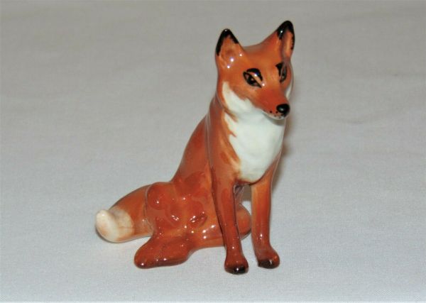 Vintage Beswick English Porcelain Red Fox Figurine | #63041592