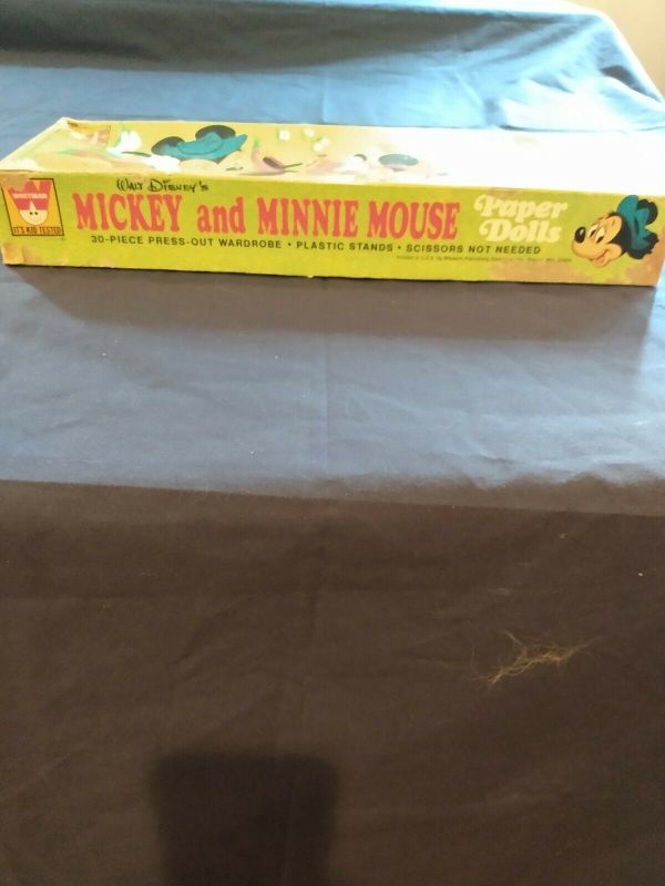 Vintage Walt Disney Mickey And Minnie Mouse Paper Dolls 1972 | #62705956