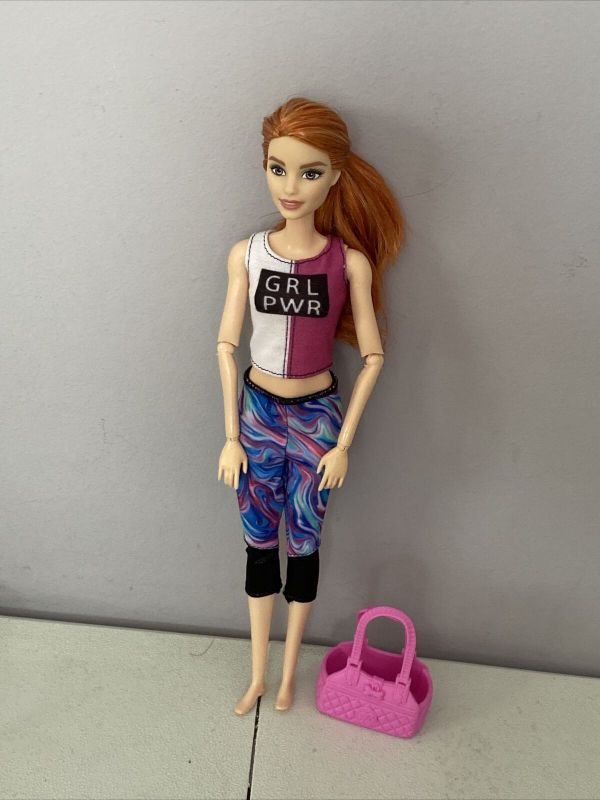 Barbie Doll Light Red - Haired Hazel Eyed With Articulated Arms & Legs ...