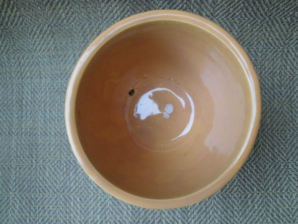 Vintage McCoy Pottery 1961 Orange Beaded Flower Pot With Attached ...